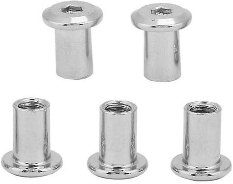 Flat Hex Nuts M6 M8 Flat Nuts Nickel Plated Iron Round Head Hex Nuts Hex Socket Hex Nuts M6 15