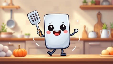 Free Dancing Kitchen Helper Image Spatula Kawaii Pixel Download