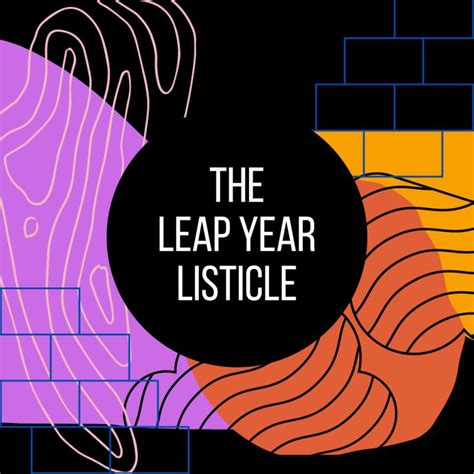 Patty Leeper M S Cpcc On Linkedin Leap Year Listicle — Patty Leeper