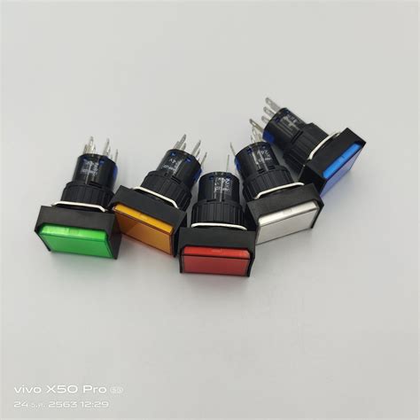 Modella16j 22d Push Button Switch 16mmสวิตซ์ปุ่มกดมีแลมป์