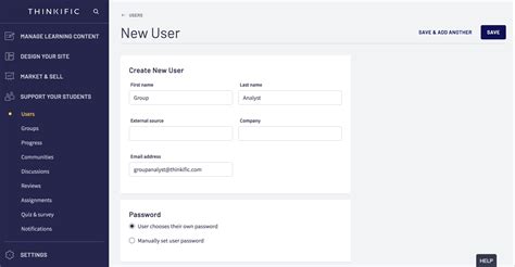 Group Analysts Thinkific