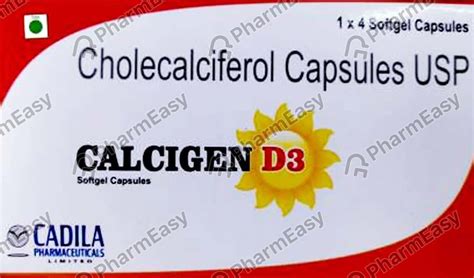 Calcigen D3 Capsule Uses Side Effects Price Dosage And More Info