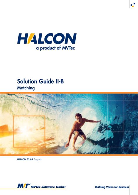 Comprehensive Guide To Halcon Matching For Object Localization Mvtec