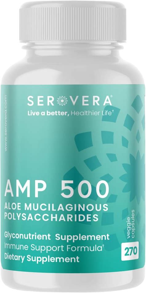Serovera Amp Organic Aloe Glyconutrient Supplement