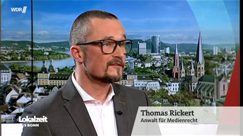 Rechtsanwalt Thomas Rickert In Wdr Lokalzeit Bonn Rickert Law