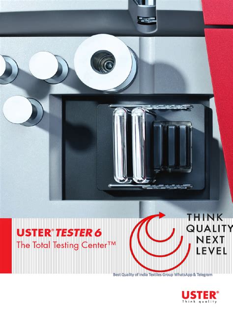 Uster Tester 6 Brochure Web En 21 Pdf Yarn Textiles