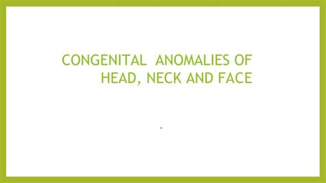 Head And Neck Masses Power Point Presentation Pptx