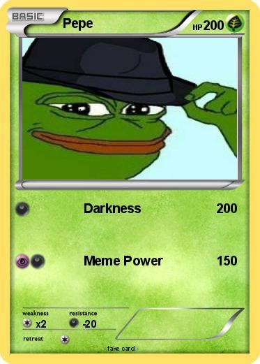 Pokémon Pepe 356 356 Darkness My Pokemon Card