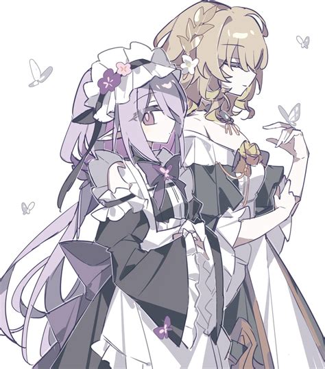 Aglaea And Castorice Honkai And 1 More Drawn By Sen5710265 Danbooru