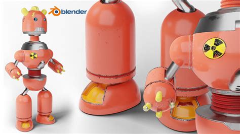 Artstation Red Robot Game Assets