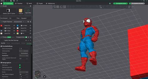 Spider Man Multicolor Bambu Project Free 3d Print Model Makerworld
