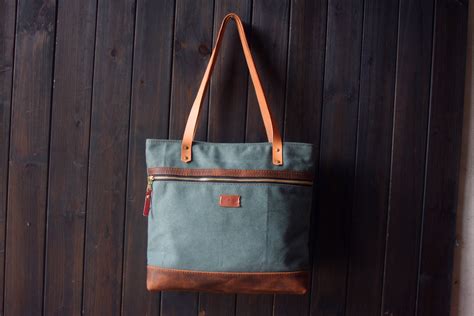 Canvas Zipper Bags With Handles At Jonathan Baylee Blog