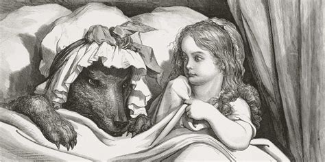 « Le Chaperon Rouge Fut Bien étonné De Voir Comment Sa Grandmère était