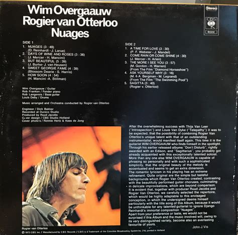 Wim Overgaauw Rogier Van Otterloo Nuages Lp Album Akerrecordsnl