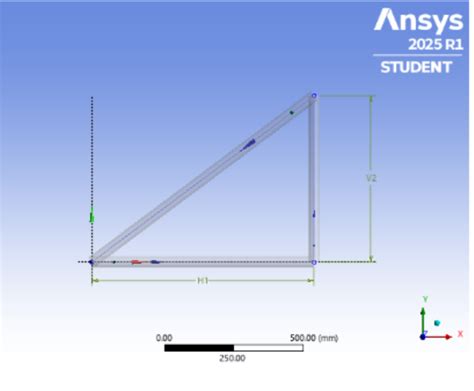 Stress And Deflection Analysis Of A 2d Truss Using Ansys Workbench
