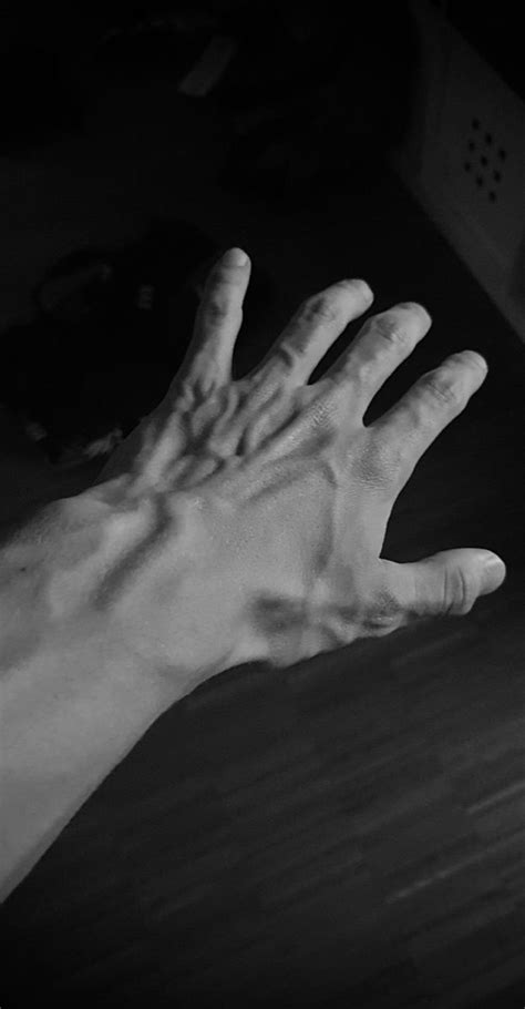 Dark Aesthetic Veiny Hand