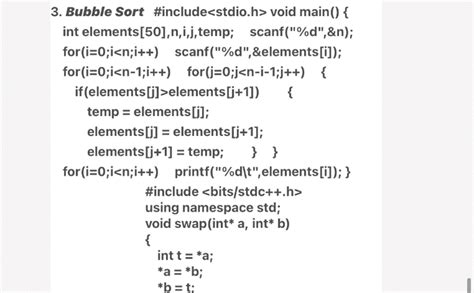 Solved Can I Get Uml Diagram And Pseudo Code For The Bubble Sort