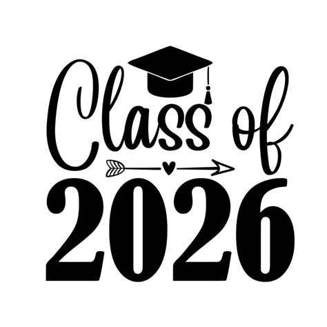 Class Of 2026 Svg Files Printable Clipart Graduation Svg Filesclass Of