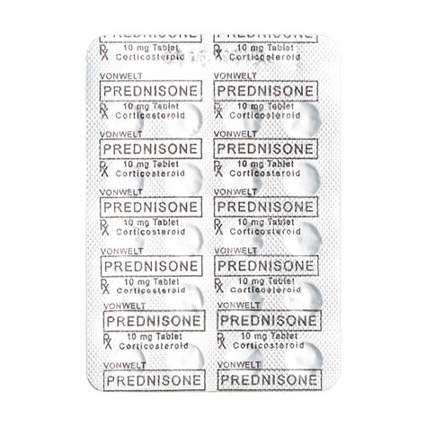 [rx] Vonwelt Prednisone 10mg 14s Dmd Patient Exclusive Dmd Skin