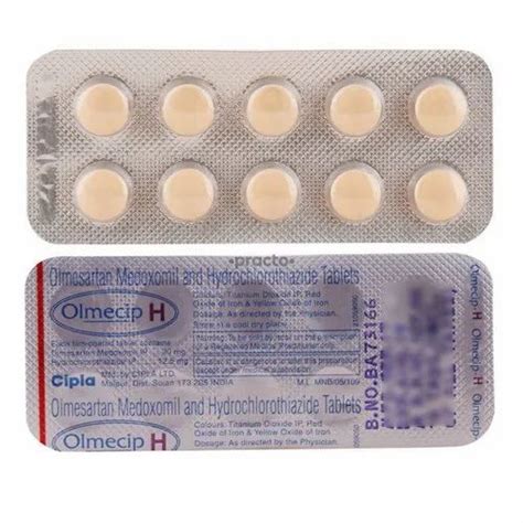 Cipla Olmecip H Tablets Grade Standard Medicine At Rs 90 Strip In