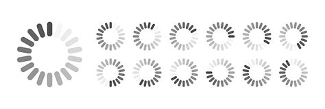 Circular Loading Buffering Icons Vector Simple Progress Frame Vector Simple Progress Frame