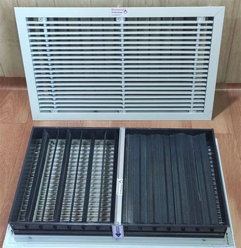 Color Coated Aluminum Grills Diffusers For Industrial Shape