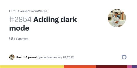 Adding Dark Mode · Issue 2854 · Circuitversecircuitverse · Github