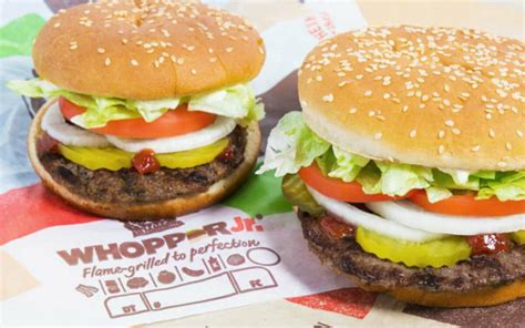 Whopper Vs Whopper Jr Which One Is Better Thefoodxp