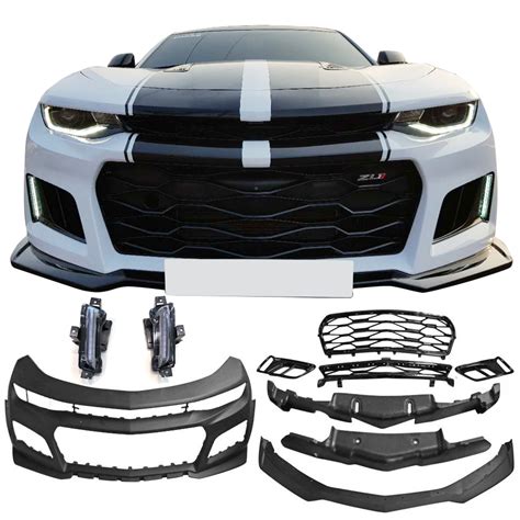 2016 2018 Chevrolet Camaro Front Bumper Cover Zl1 Drl Fog Lights No