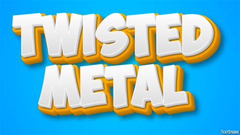 Twisted Metal Text Effect And Logo Design Videogame