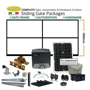 Sliding Gate Hardware And Gate Opener Combo Packages