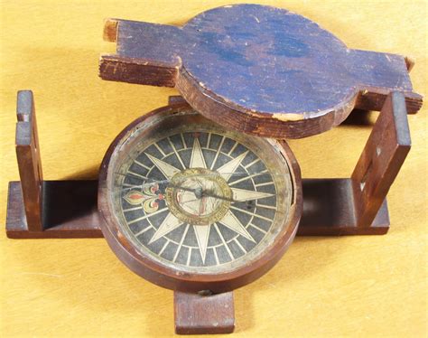 Surveyors Compass Made In Colonial Boston Rare And Antique Maps
