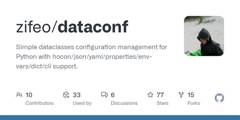 Github Zifeo Dataconf Simple Dataclasses Configuration Management For Python With Hocon Json