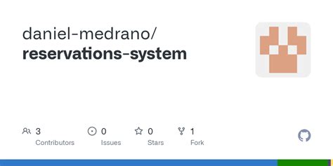 Github Daniel Medrano Reservations System