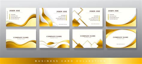 Gold And White Business Card 10509851 Vector Art At Vecteezy