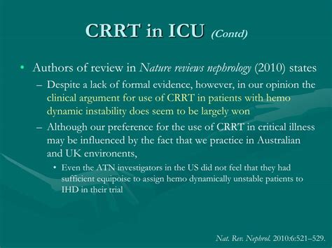 Ppt Crrt In Icu Powerpoint Presentation Free Download Id4160170
