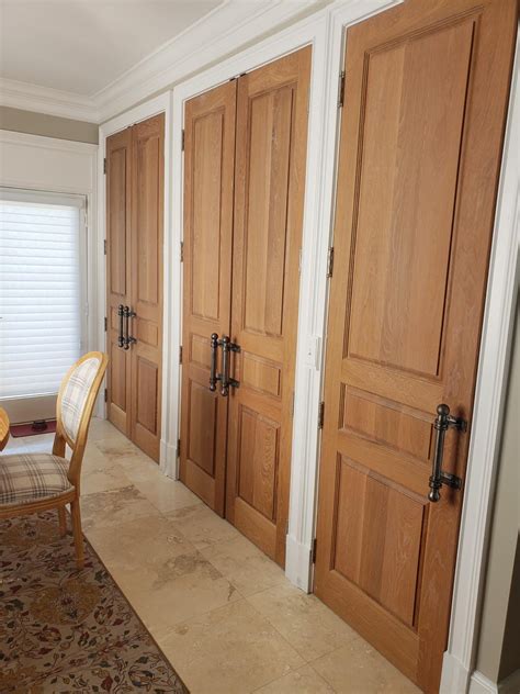Three Panel Solid Interior Door Solid Doors Custom Wood Doors Pantry Doors Pocket Doors