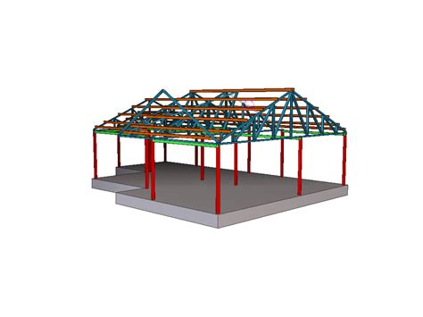 소구리 하우스 H빔 철구조물과 C형강 트러스제작 판매 태성stb Truss