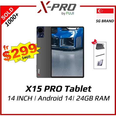 Brand New X15 Pro Tablet By Xpro 14 Inch 24gb Ram Android 14