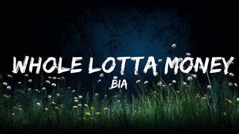 Bia Whole Lotta Money Remix Ft Nicki Minaj Lyrics Lyrics Audio