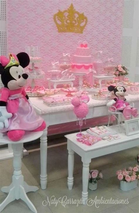 Minnie Mouse Pink Birthday Party Ideas Photo 2 Of 15 Pink Birthday