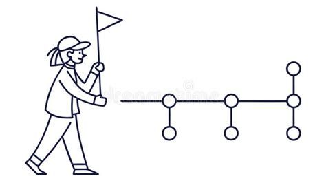 Goal Setting Timeline Milestones And Achievement Tracking Vector Design Generative Ai Stock