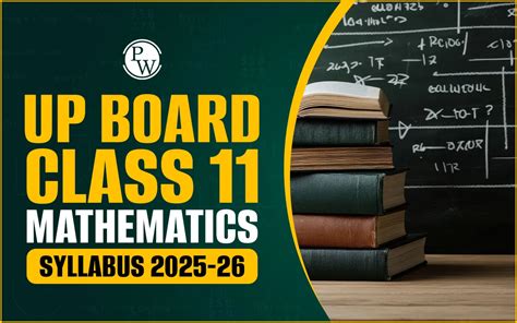 Up Board Class 11 Mathematics Syllabus 2025 26