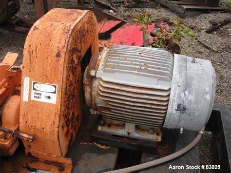 Used Pulva Corp Pulverizer Model C Carbon Steel Double Screw Feed