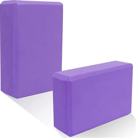 Netxe High Density Foam Yoga Block Brick Set Of 2 For Improve Strength