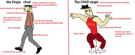 The Virgin Chad Vs The Chad Virgin R Virginvschad