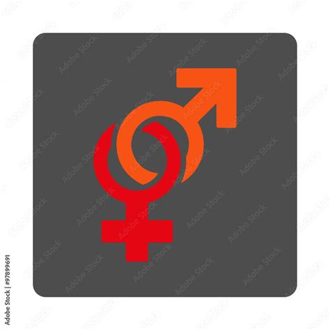 Sexual Symbols Rounded Square Button Stock Vector Adobe Stock