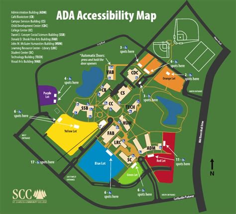 Ada Accessibility Map For Mid Rivers Mall And Surrounding Areas Pdf