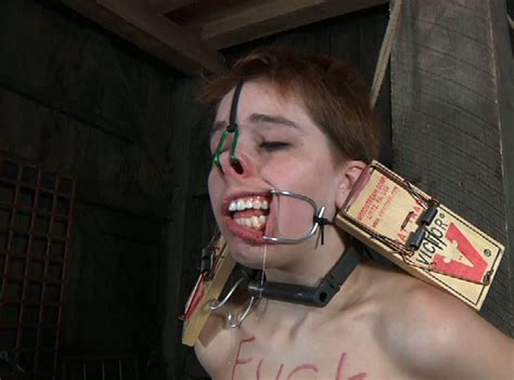 Mousetraps Make Tied Up Chick Moan With Pain