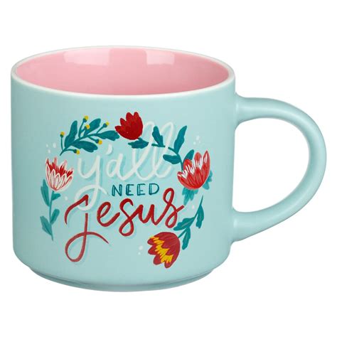 Mug Ceramic Yall Need Jesus Christian Art Publishers